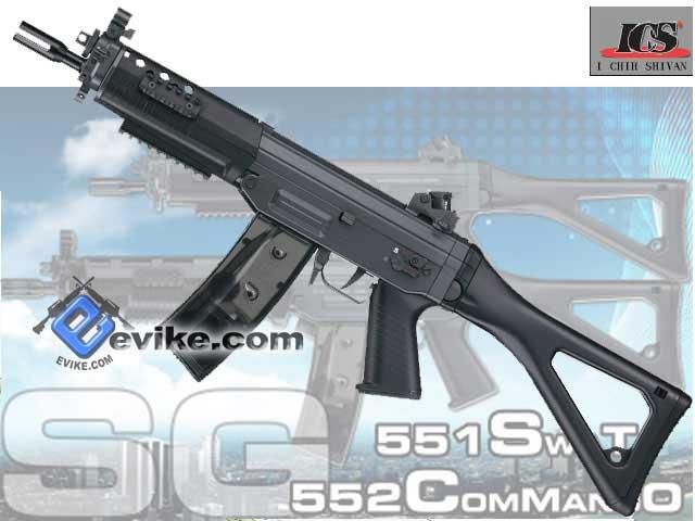 Bone Yard - ICS Licensed SIG 552 Commando Full Metal Airsoft AEG (Store ...