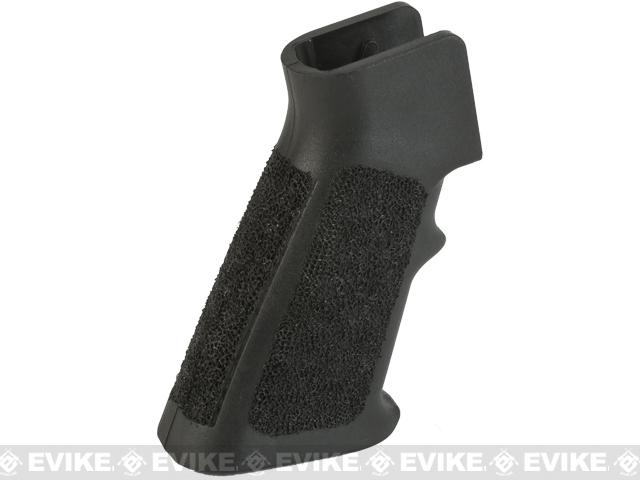APS Custom Hand Stippled Motor Grip for M4/M16 Airsoft AEGs - Black ...
