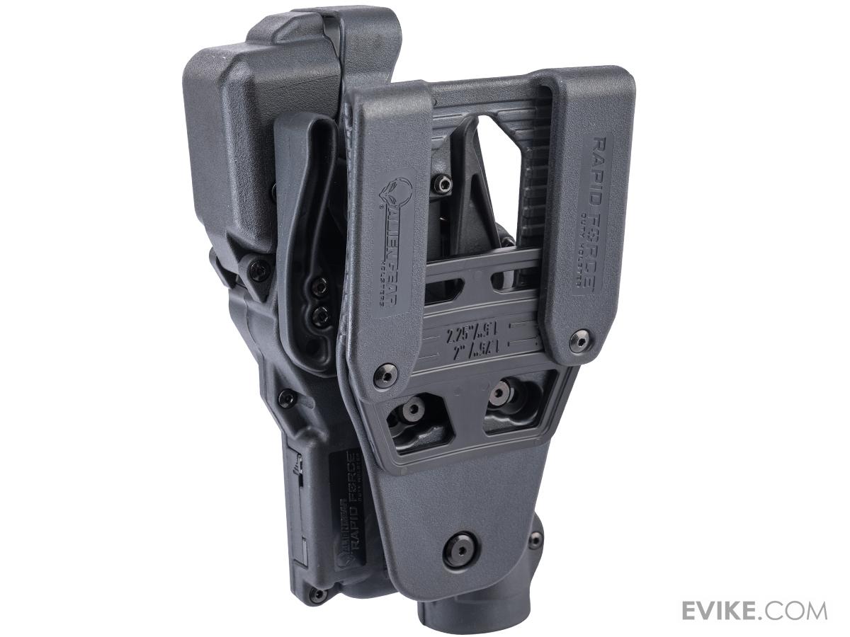 Alien Gear Holsters Rapid Force Level 3 Duty Holster for GLOCK Pistols w/ Mid Ride Belt Slide ...