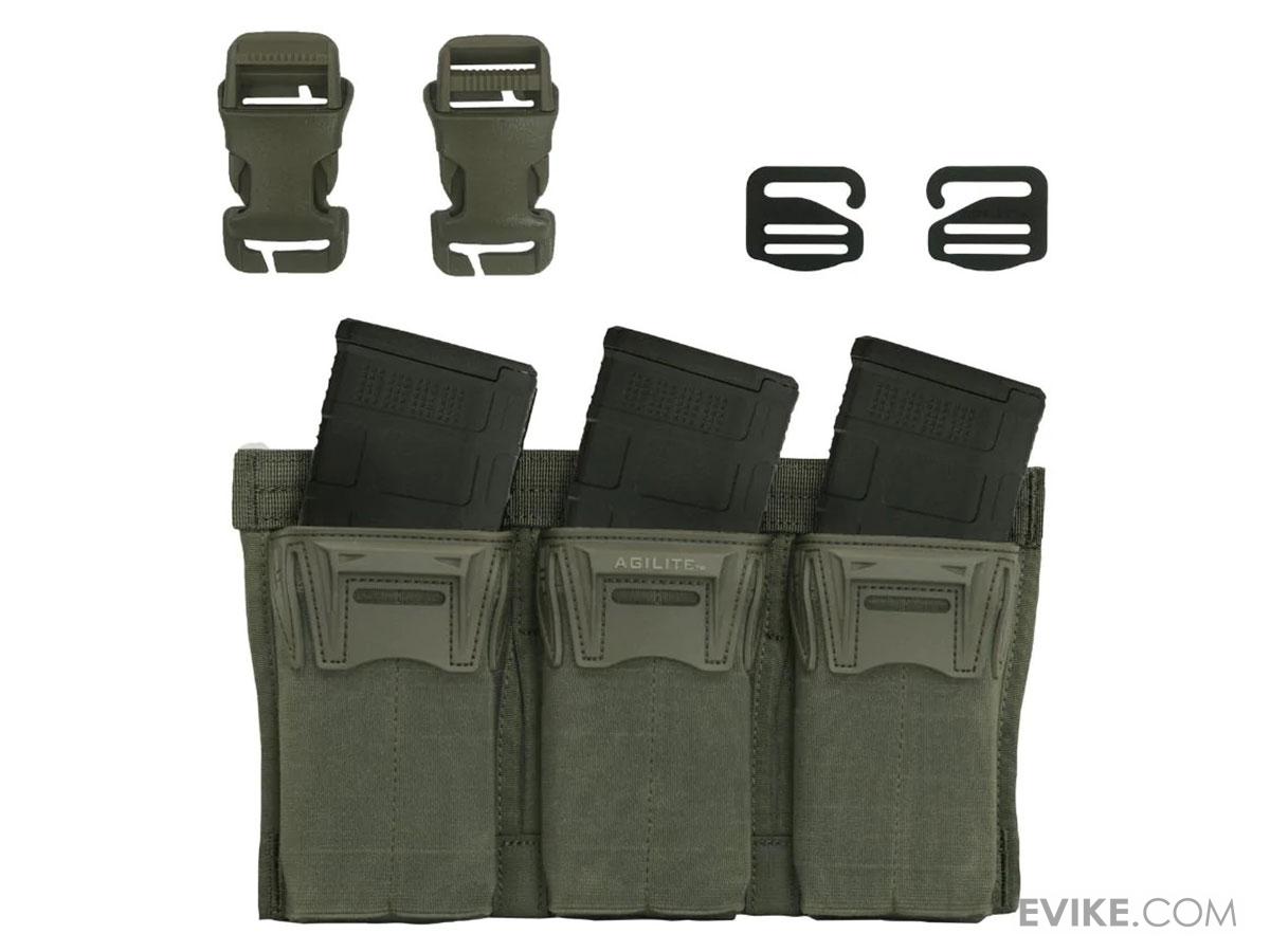 Agilite Pincer Placard Triple M4/M16 Magazine Pouch (Color: Ranger ...