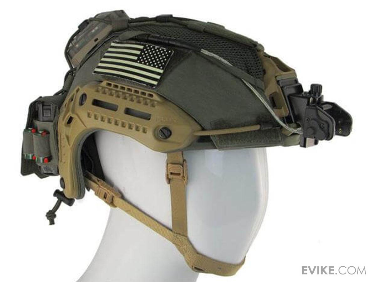 Agilite Gen 4 Helmet Cover for MTEK Flux Helmets (Color: Ranger Green ...