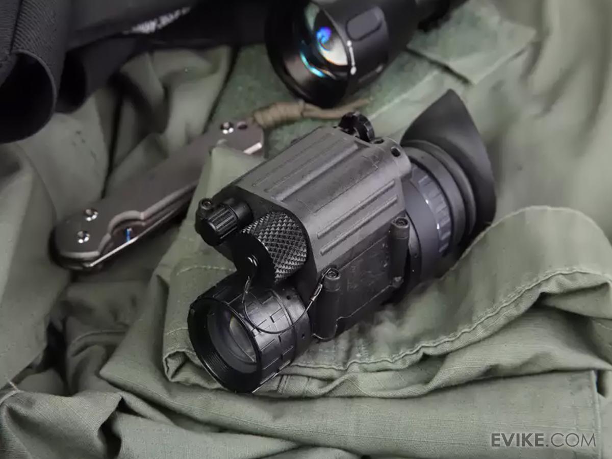 AGM Global Vision PVS-14 NW1 Gen 2+ P45 White Phosphor Night Vision Monocular, Accessories ...