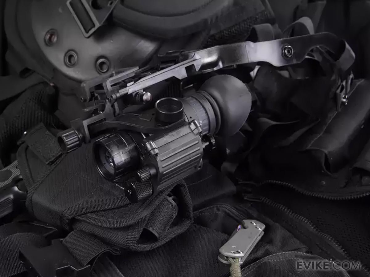 AGM Global Vision PVS-14 NW1 Gen 2+ P45 White Phosphor Night Vision Monocular, Accessories ...