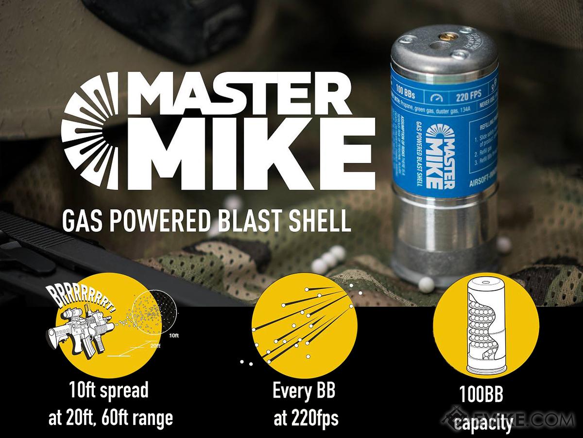 Airsoft Innovations "Master Mike" 40mm Airsoft Gas Powered Blast ...