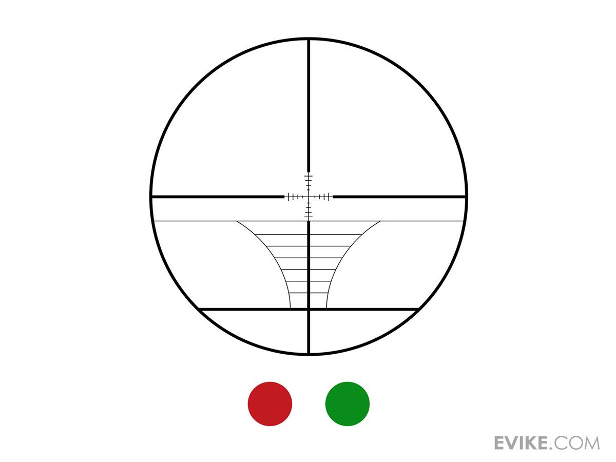 AIM Sports Dual Illuminated 2-7x42 Scout Scope / Rangefinder ...