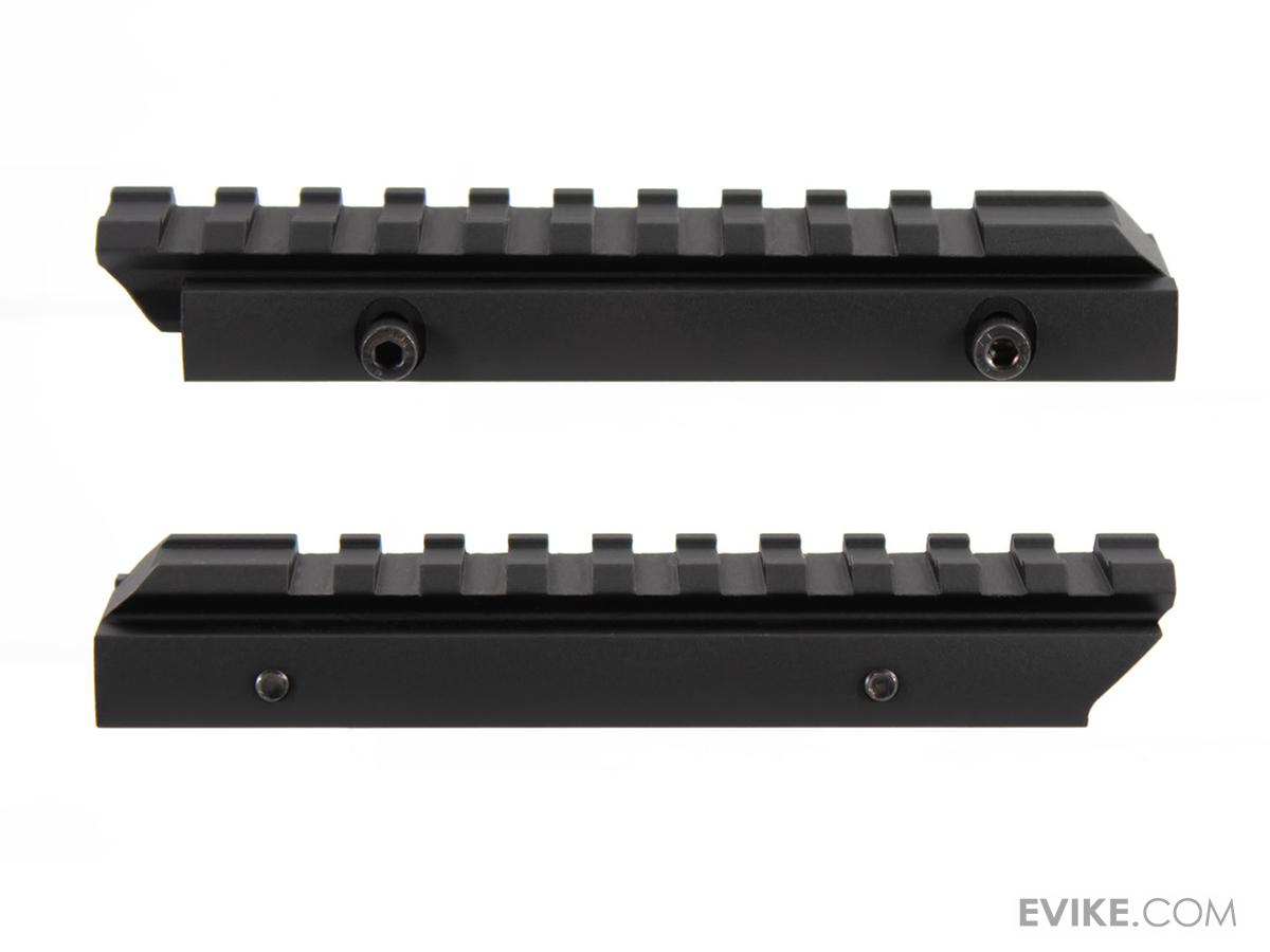 Aim Sports 10 Slot Picatinny Riser Mount (Model: 1/2" Low Profile ...