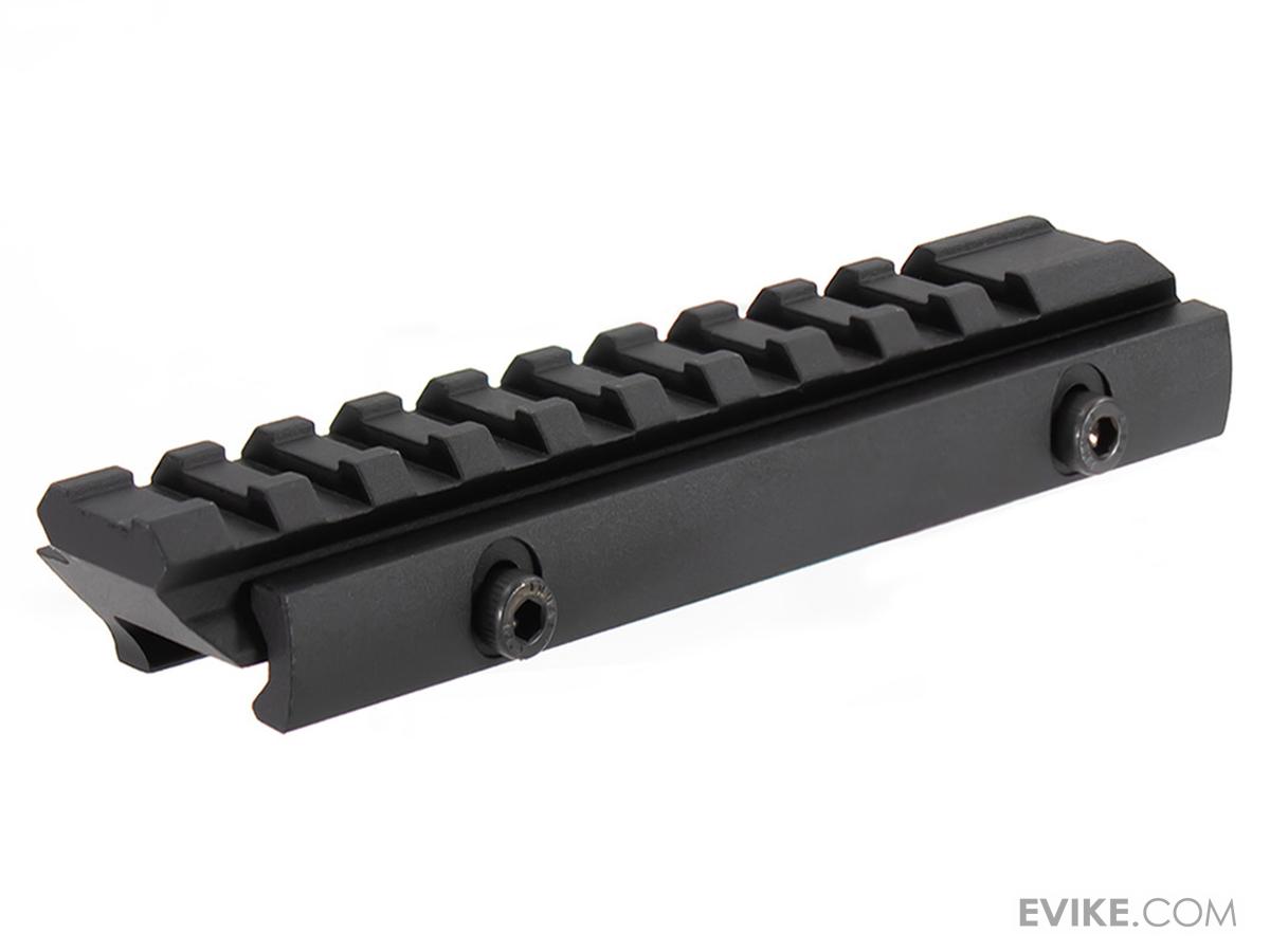 Aim Sports 10 Slot Picatinny Riser Mount (Model: 1/2" Low Profile ...