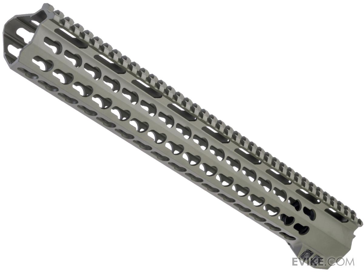 AIM Sports Cerakoted Keymod Handguard for AR-15 (Model: 15" / OD Green ...