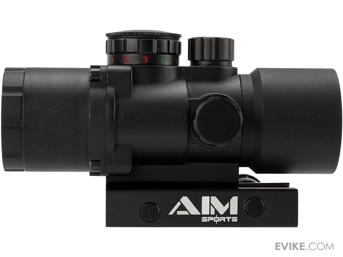 AIM Sports Prismatic Series 3X36 Rifle Scope with Rapid Ranging Reticle ...