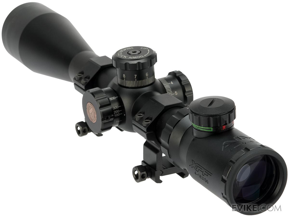AIM Sports XPF Series 4-16x50mm Variable Zoom Rifle Optic with ...