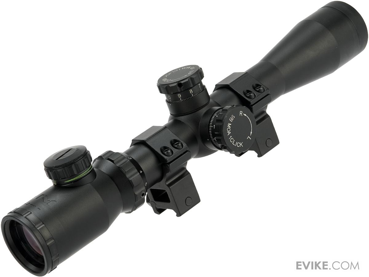 AIM Sports XPF Series 2.5 - 10X40mm Variable Zoom Rifle Optic with ...