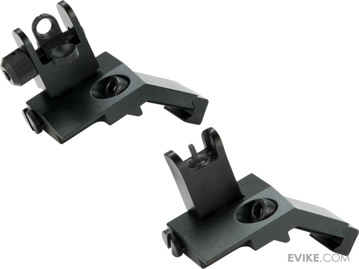 Matrix 45 Degree Flip Up Iron Sights for M4 / M16 / AR15 Rifles ...