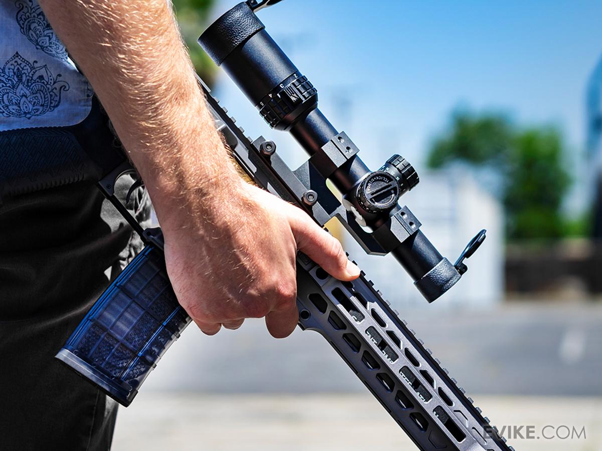 AIM Sports Alpha 6 1-6x24 30mm Riflescope w/ CQ1 Reticle, Accessories ...