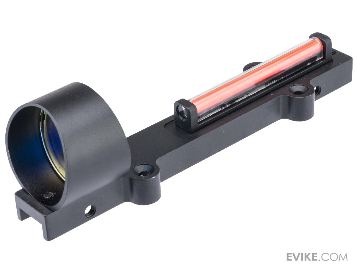 Element 1x28 Collimator Red Fiber Optic Circle Dot Sight for Shotguns ...
