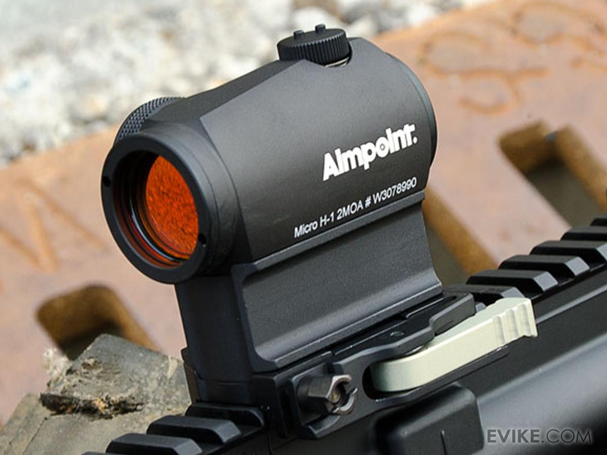 Aimpoint Micro H-1 2 MOA Red Dot Sight w/ AR15 Ready 39mm LRP Mount ...