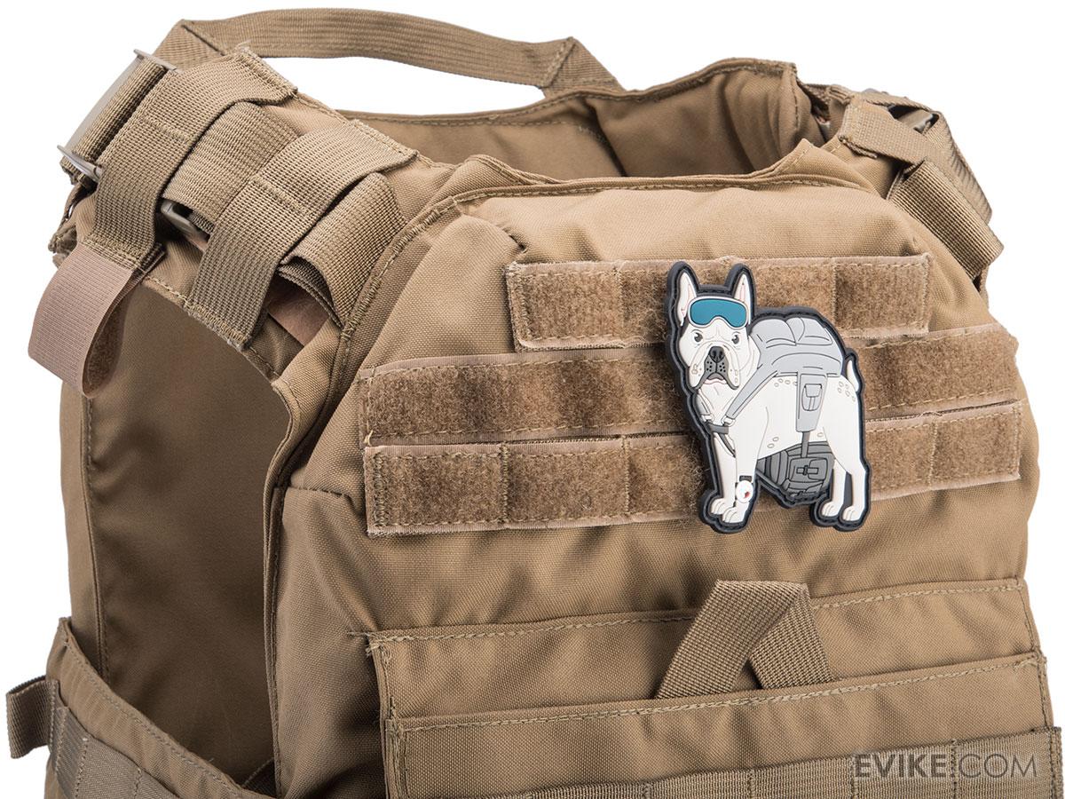 Patch Fiend Tactical Dog Series PVC Morale Patch (Design: "Frenchie ...