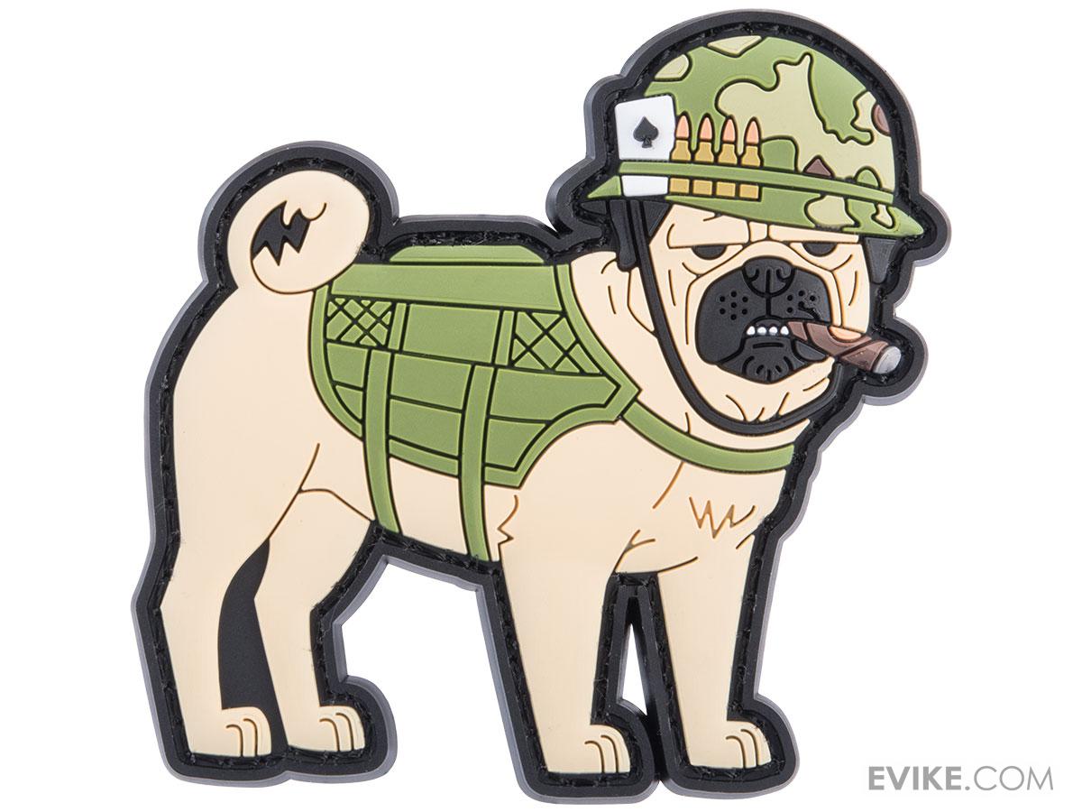Patch Fiend Tactical Dog Series PVC Morale Patch (Design: "'Nam Pug ...
