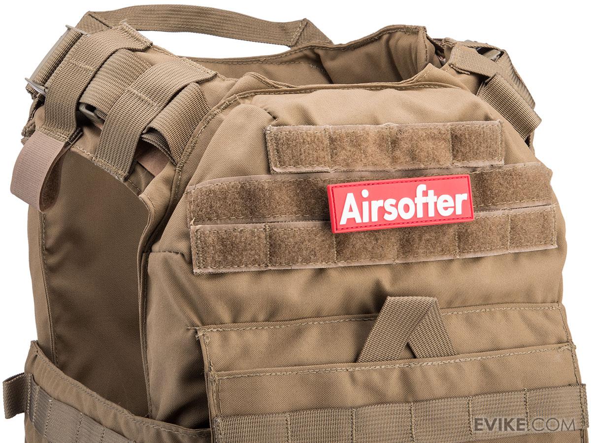 Patch Fiend Airsofter "Red & White" PVC Morale Patch, Tactical Gear/Apparel, Patches - Evike.com ...