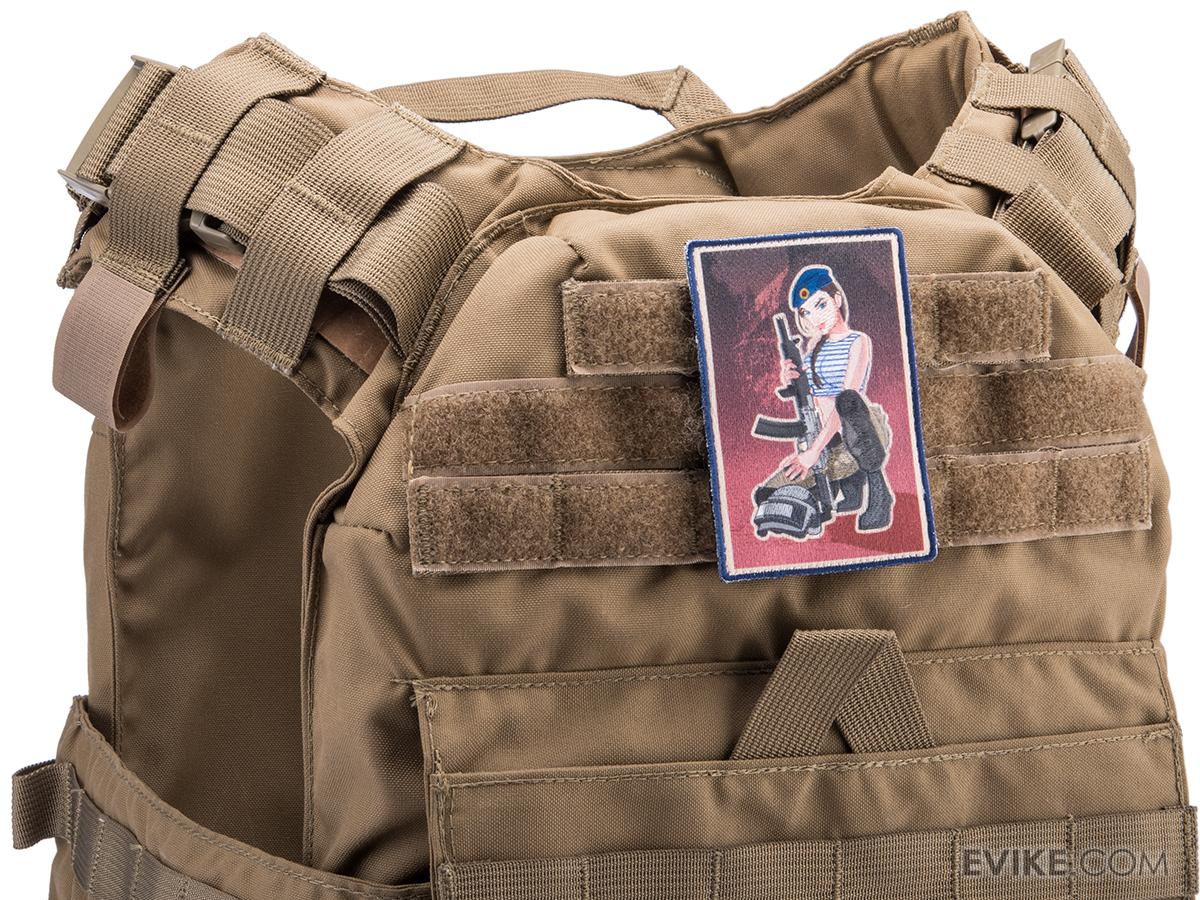 Patch Fiend Modern Pinup Girl Series Embroidered Morale Patch (Model: Russian Spetsnaz ...