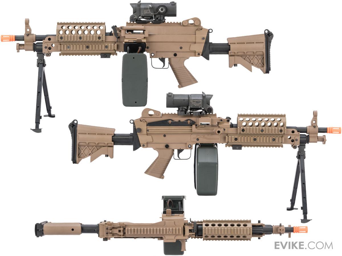 A&K / Cybergun FN Licensed "Middleweight" M249 MINIMI SAW Machine Gun ...