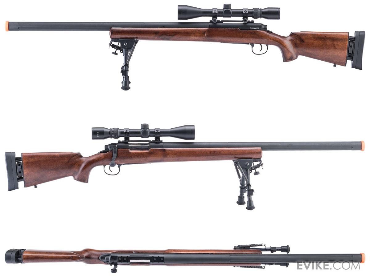 A&K SOCOM Type M24 Gas-Powered Airsoft Bolt Action Sniper Rifle w ...