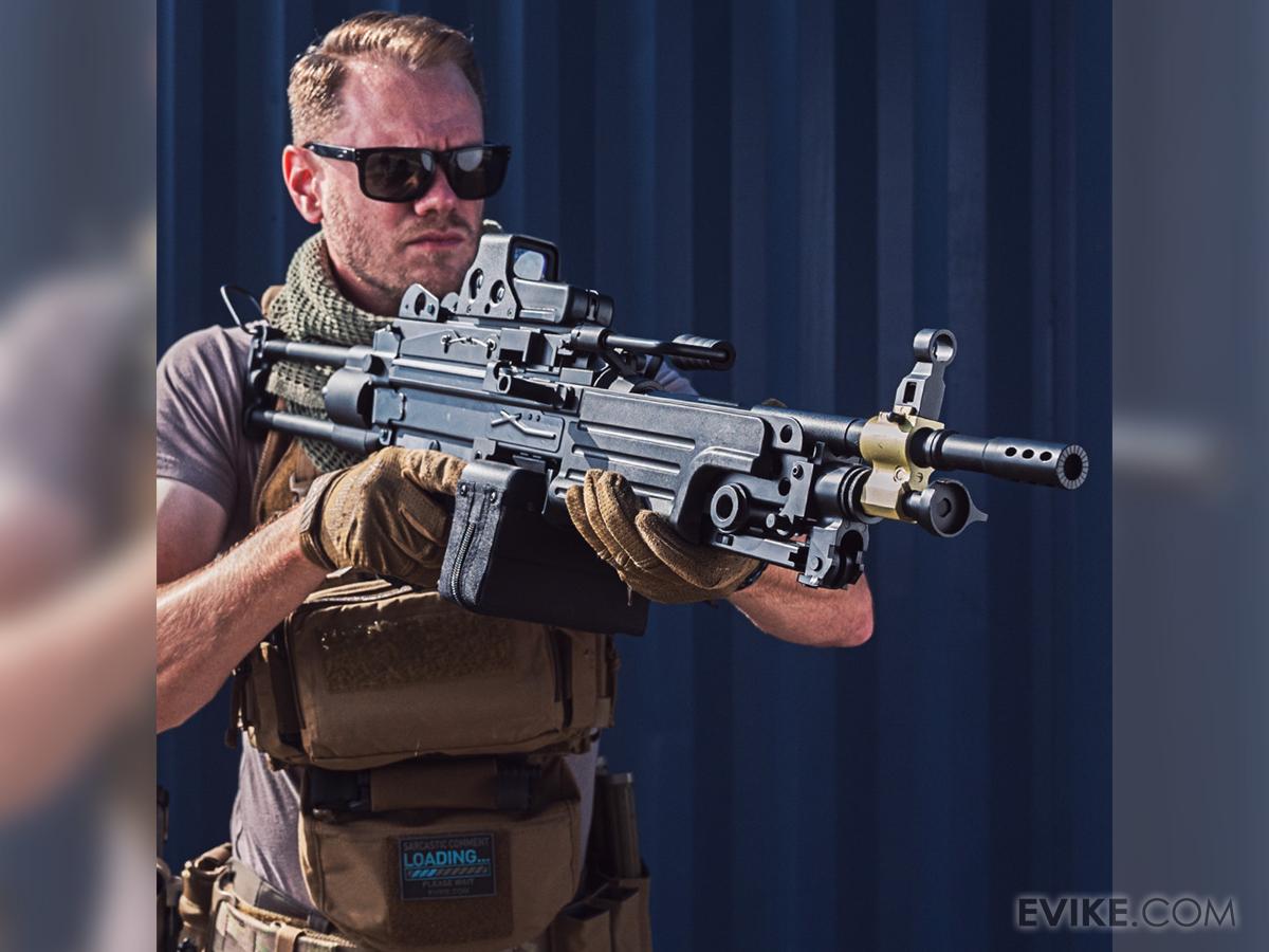 A&K / Cybergun FN Licensed M249 SAW Machine Gun w/ Metal Receiver ...