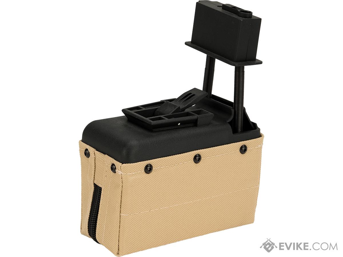 A&K 1500 Round Box Magazine for Airsoft M249 Series AEG (Color: Tan ...