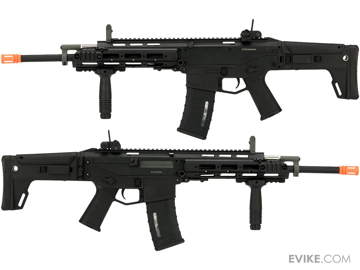 A&K Adaptive Combat Rifle Airsoft AEG Rifle (Color: Black / Full Size RIS), Airsoft Guns ...