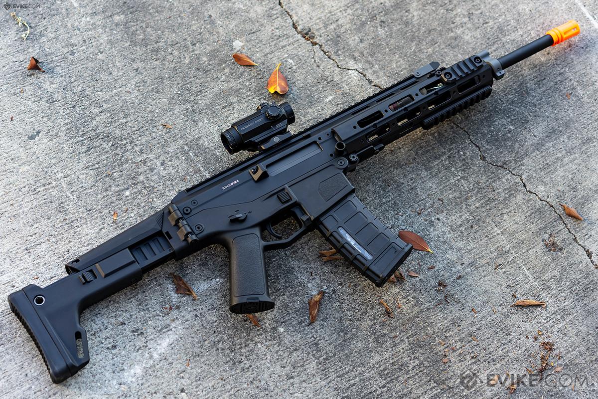 A&K Adaptive Combat Rifle Airsoft AEG Rifle (Color: Black / Full Size RIS), Airsoft Guns ...