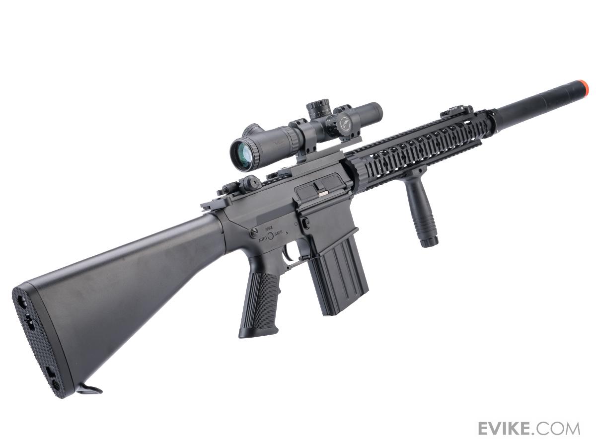 A&K SR-25 Airsoft AEG Designated Marksman Rifle w/ MOSFET, Airsoft Guns, Airsoft Electric Rifles ...