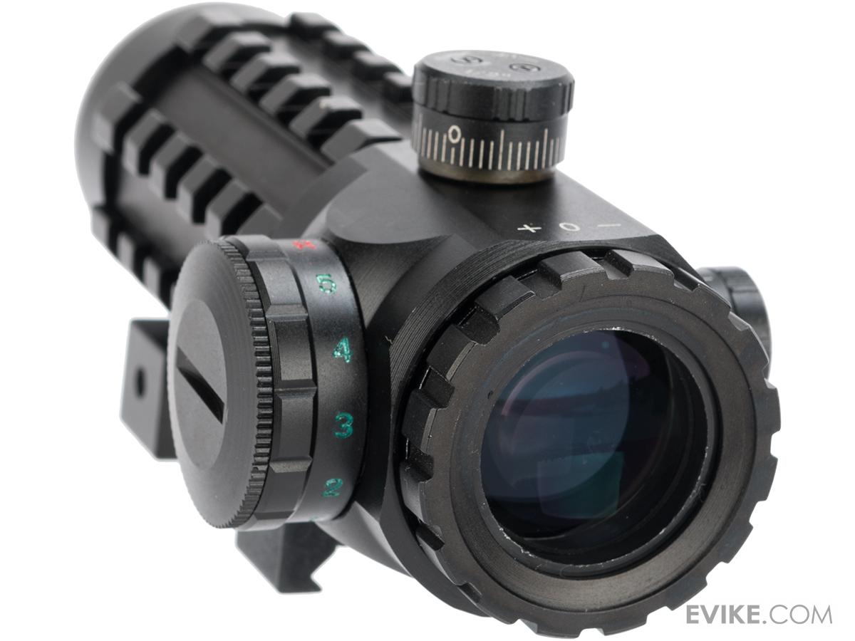 Phantom Gear 3x28 Illuminated Scope with 20mm Accessory Mounts ...
