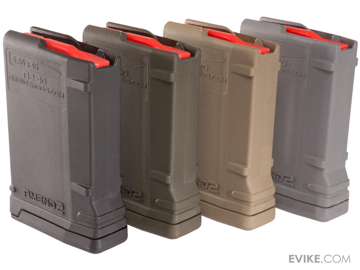 Amend2 AR-15 MOD-2 10 Round Magazine (Color: Gray), Accessories & Parts ...