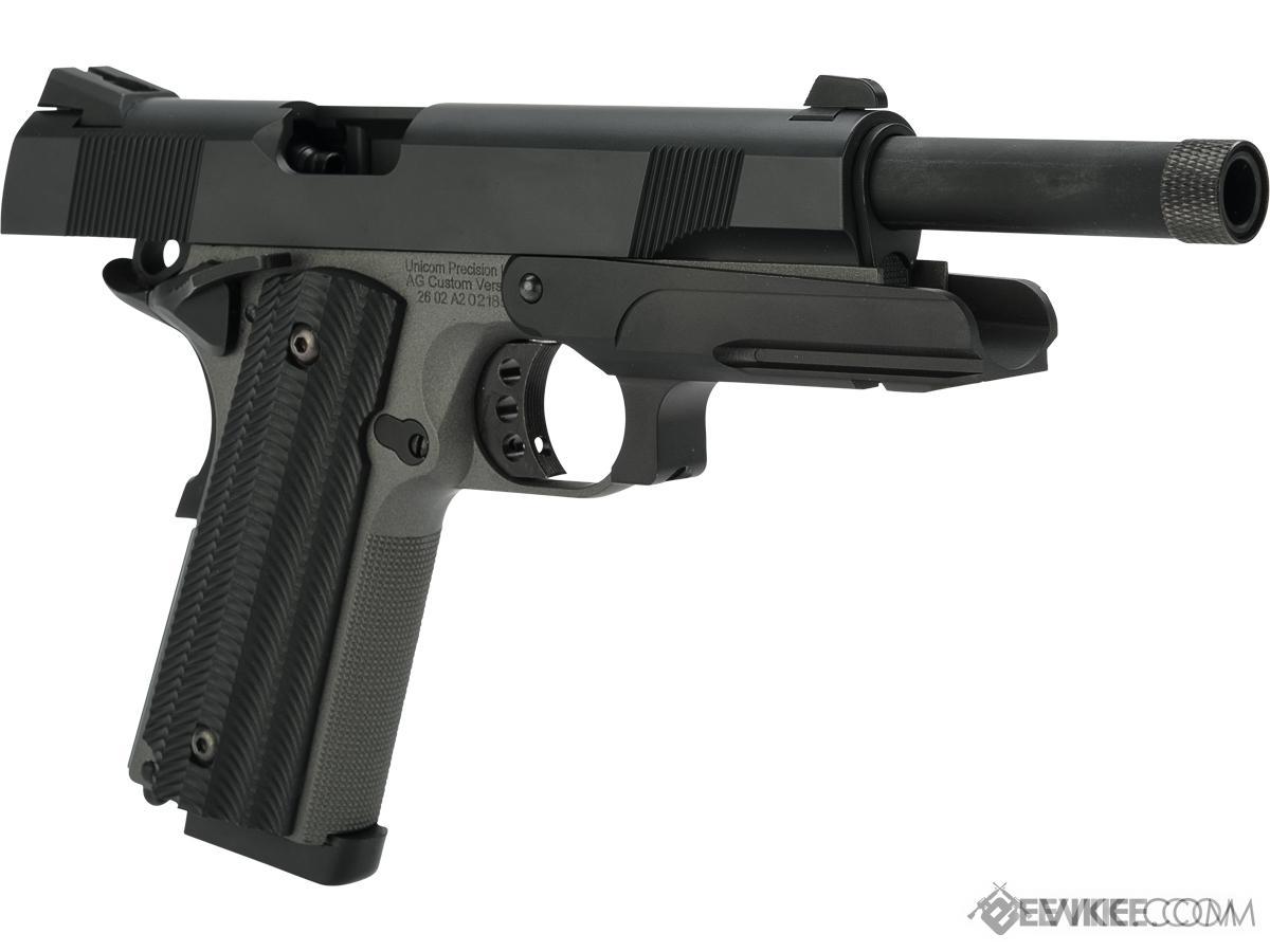 Unicorn Precision Inc / Angry Gun Custom Deluxe w/ Rail 1911 GBB Pistol ...