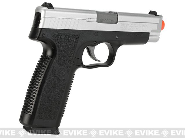 Cybergun KAHR ARMS Licensed TP45 Airsoft Spring Pistol (Color: Silver ...