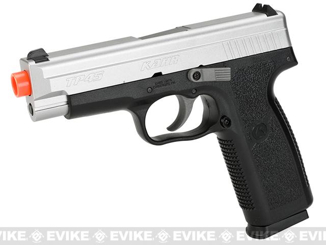 Cybergun KAHR ARMS Licensed TP45 Airsoft Spring Pistol (Color: Silver ...