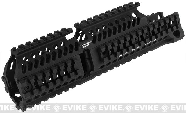 Asura Dynamics CNC Aluminum Full Length Tactical Quad Rail for AK AEG ...