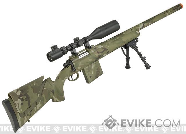 APS M40A3 Bolt Action Airsoft Sniper Rifle (Color: Multicam / 400 FPS ...