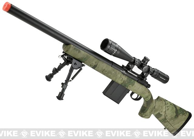 z APS M50 Shell Ejecting Co2 Powered Airsoft Gas Sniper Rifle 500~590 FPS (Model: ATACS FG ...
