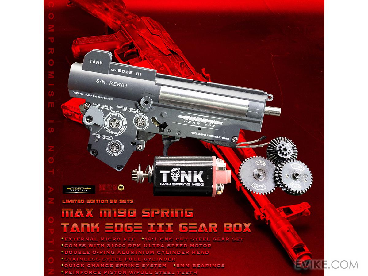 APS Tank Edge III Limited Edition 8mm Version 3 Airsoft AEG Gearbox w ...
