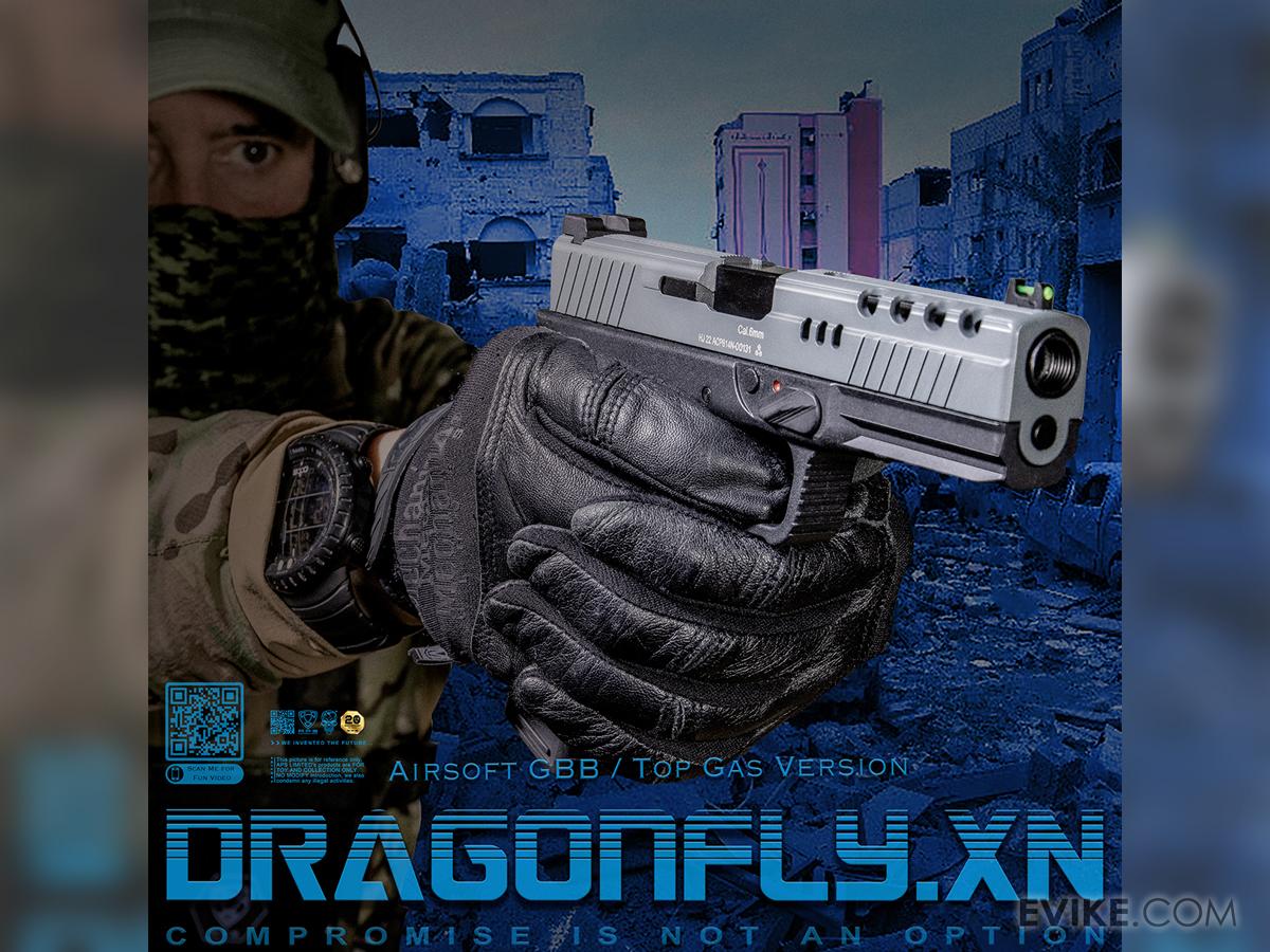 APS XTP Dragonfly X Green Gas Powered Blowback Airsoft Pistol (Color ...