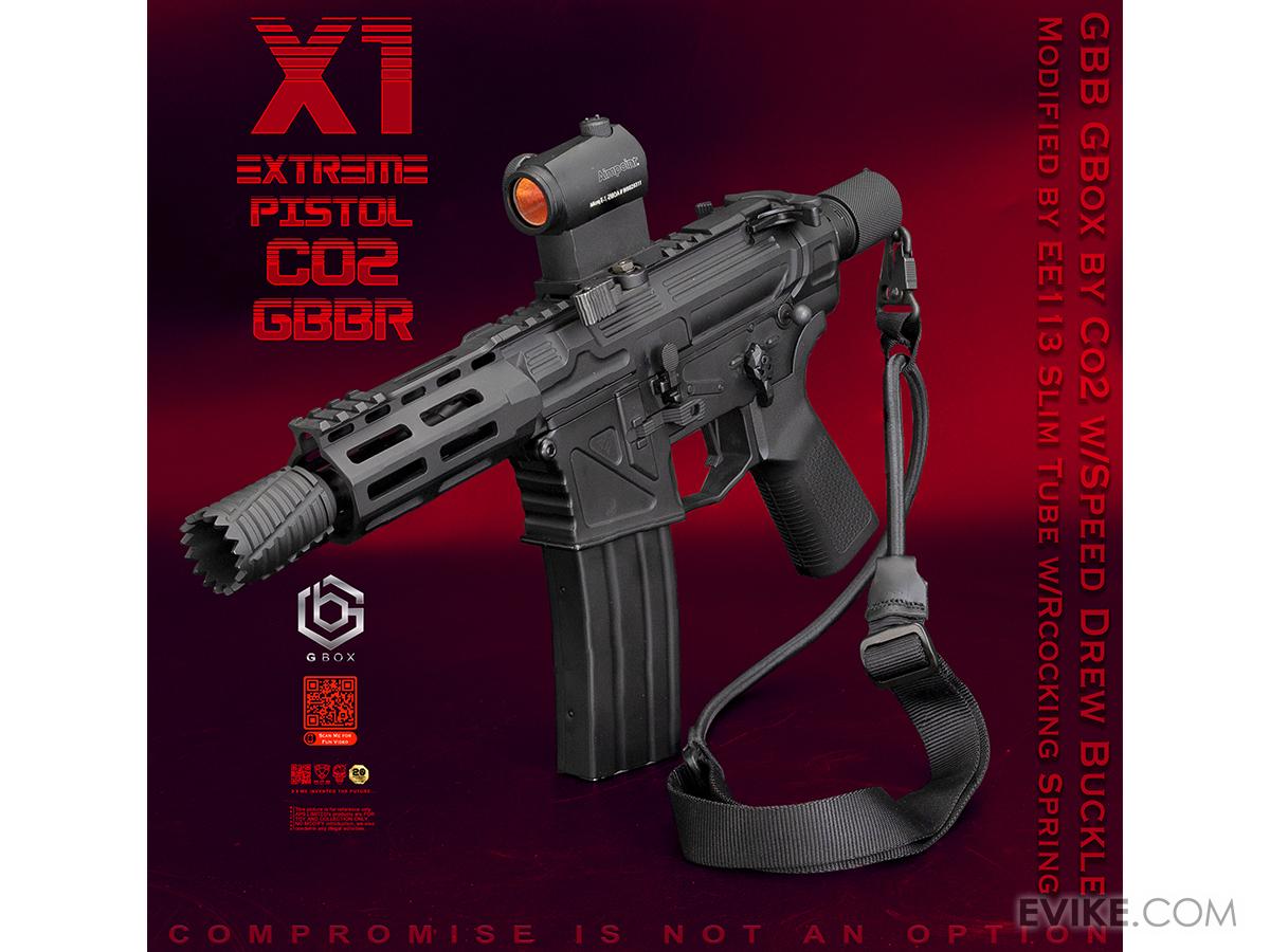 APS X1 XTreme G-BOX Gas Blowback Airsoft Rifle w/ Speed Draw Buckle Mount & Limited Edition Mug ...