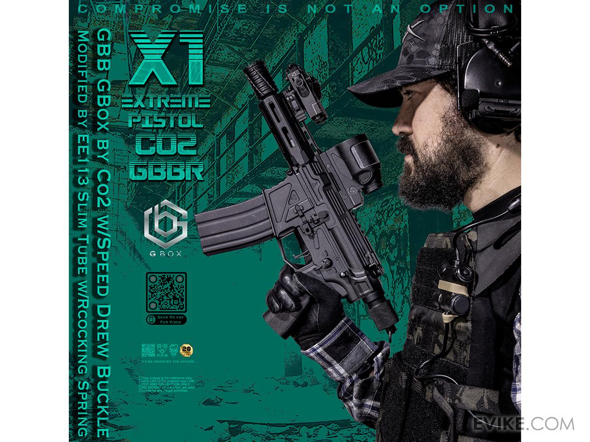 APS X1 XTreme G-BOX Gas Blowback Airsoft Rifle w/ Speed Draw Buckle Mount & Limited Edition Mug ...