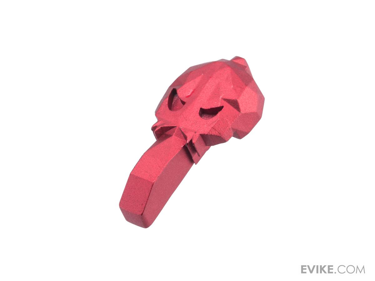 APS Skull Safety Selector for Airsoft M4/M16 AEGs (Color: Red), Accessories & Parts, External ...