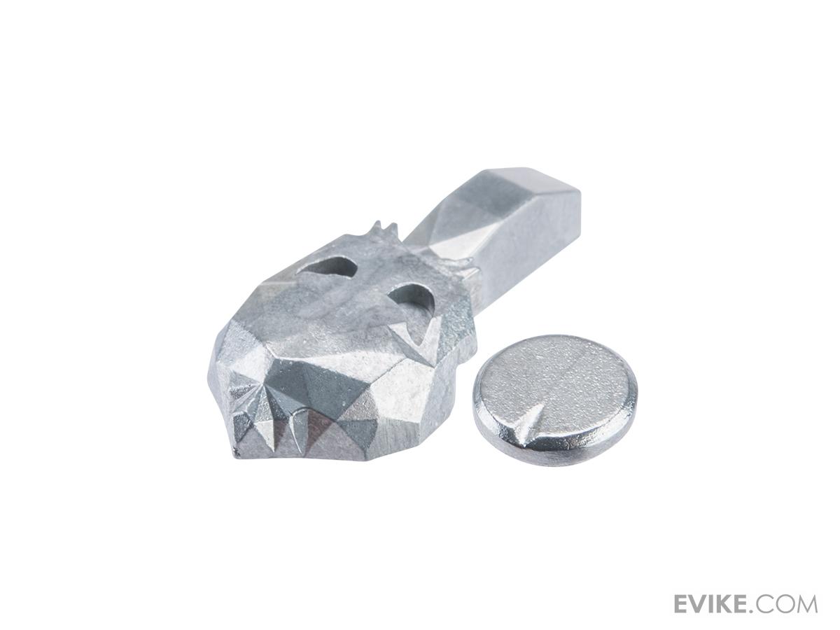 APS Skull Safety Selector for Airsoft M4/M16 AEGs (Color: Silver), Accessories & Parts, External ...