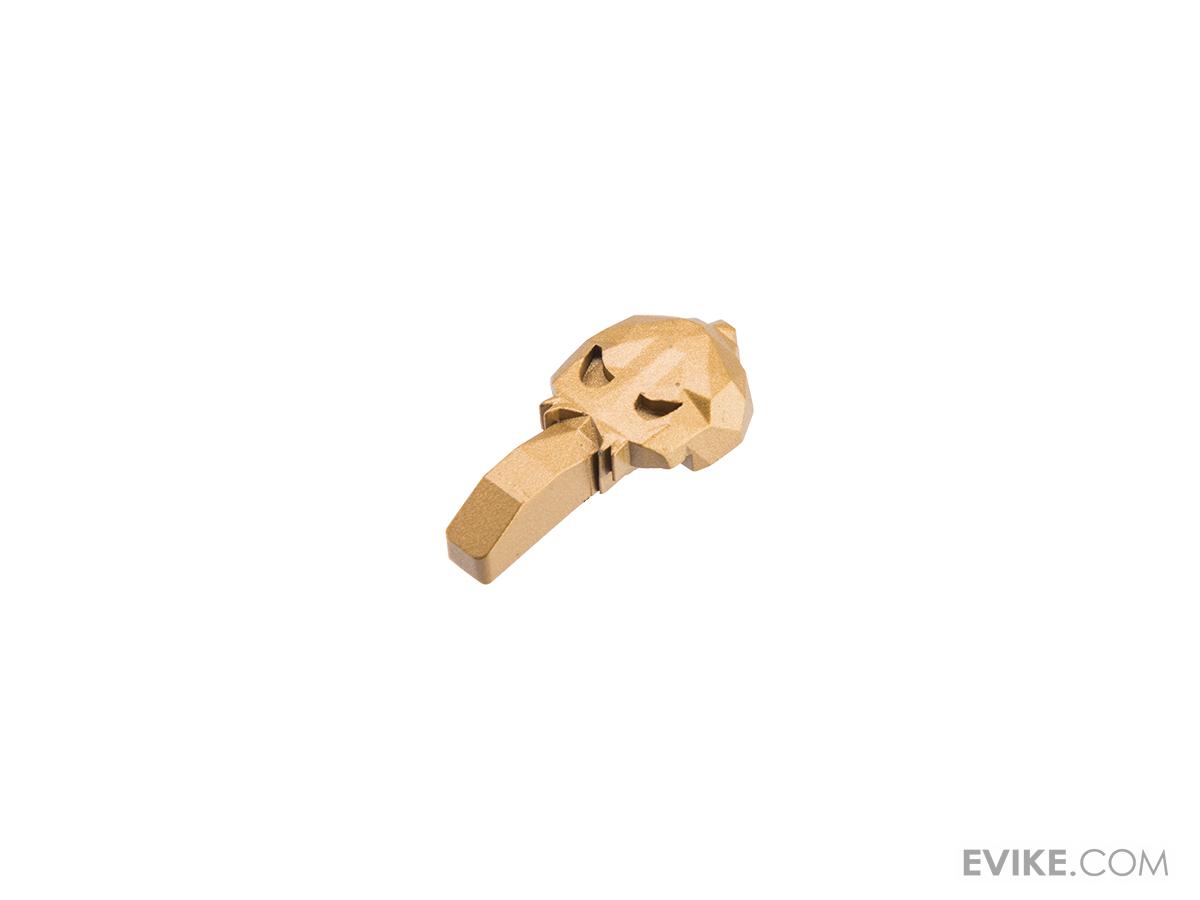 APS Skull Safety Selector for Airsoft M4/M16 AEGs (Color: Gold), Accessories & Parts, External ...