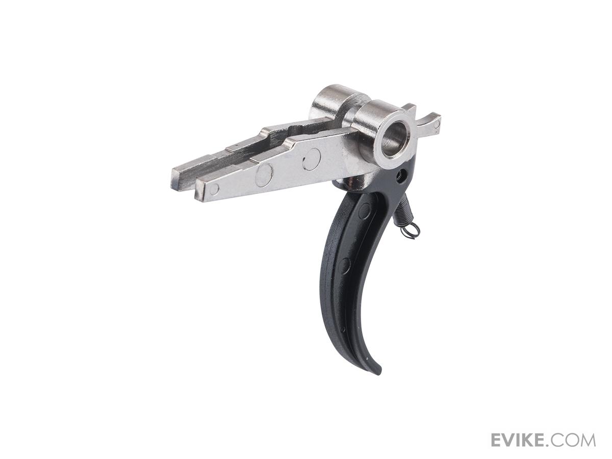 APS Steel Reinforced Trigger for APS X1 Xtreme G-BOX Gas Blowback Airsoft Rifles (Model: Curved ...