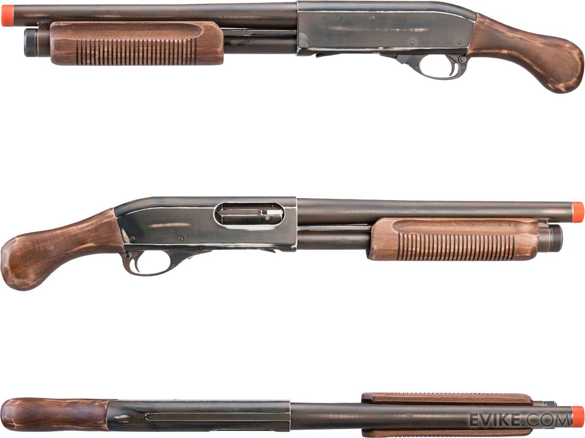 APS CAM870 Shell Ejecting Tactical Pump Action Gas Airsoft MKII Shotgun ...