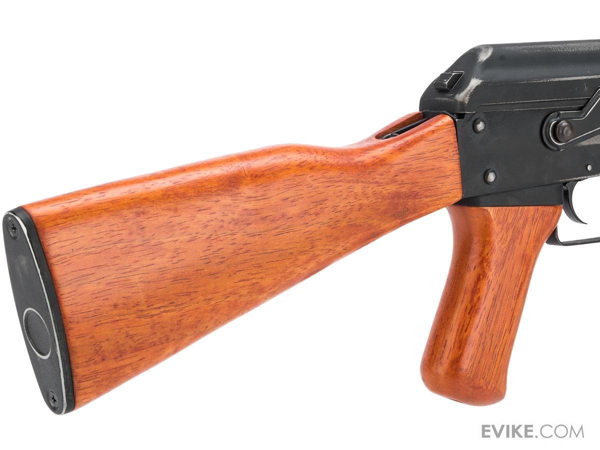 APS AK47 "Battle Veteran" Full Metal Electric Blowback Airsoft AEG Rifle w/ Real Wood Furniture ...