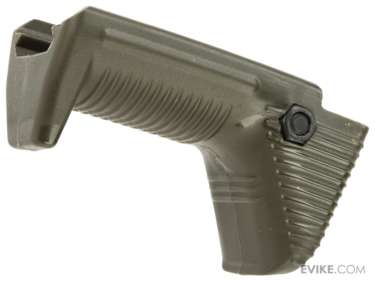 APS Dynamic Hand Stop Polymer Angled Airsoft Foregrip (Color: OD Green), Accessories & Parts ...