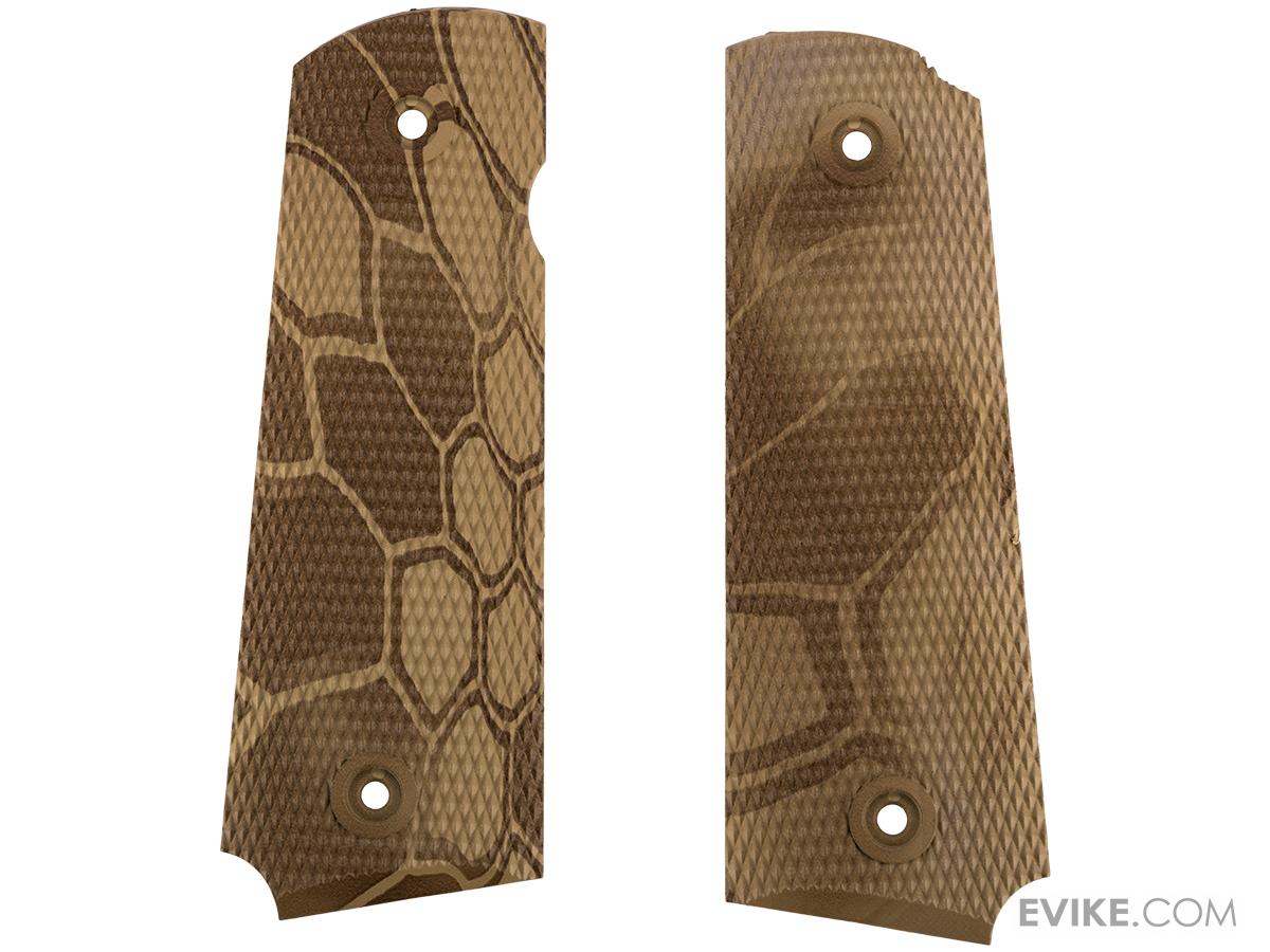 APS Grip Panel for TM 1911 Series GBB Pistols (Color: Kyptek Highlander ...